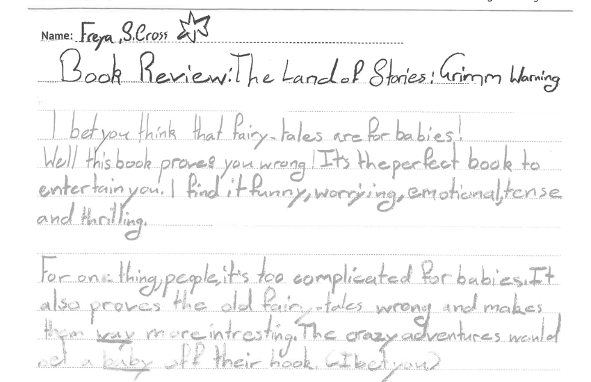 Persuasive Writing Competition Entries from Students | Seven Steps