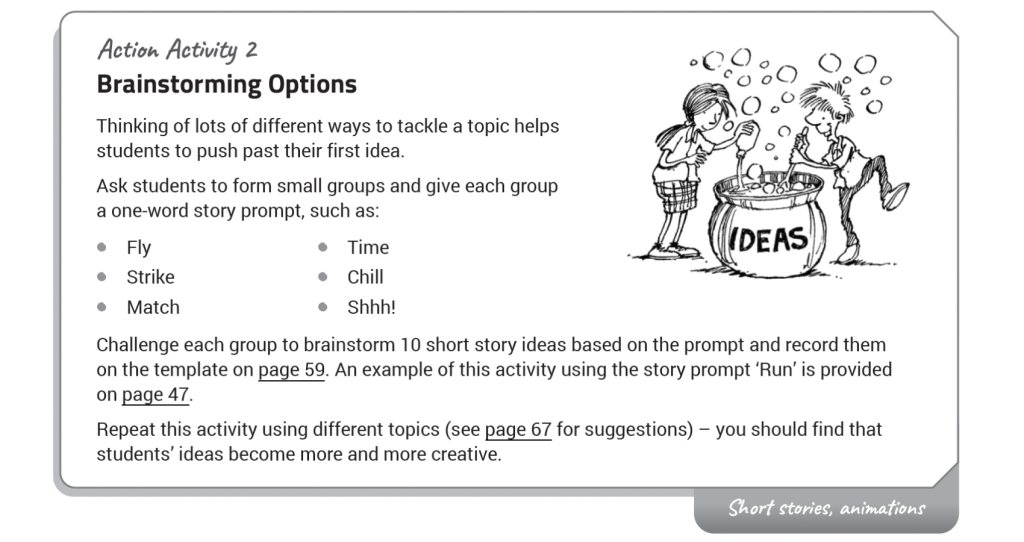 Simple writing activities for primary students - Transform student writing