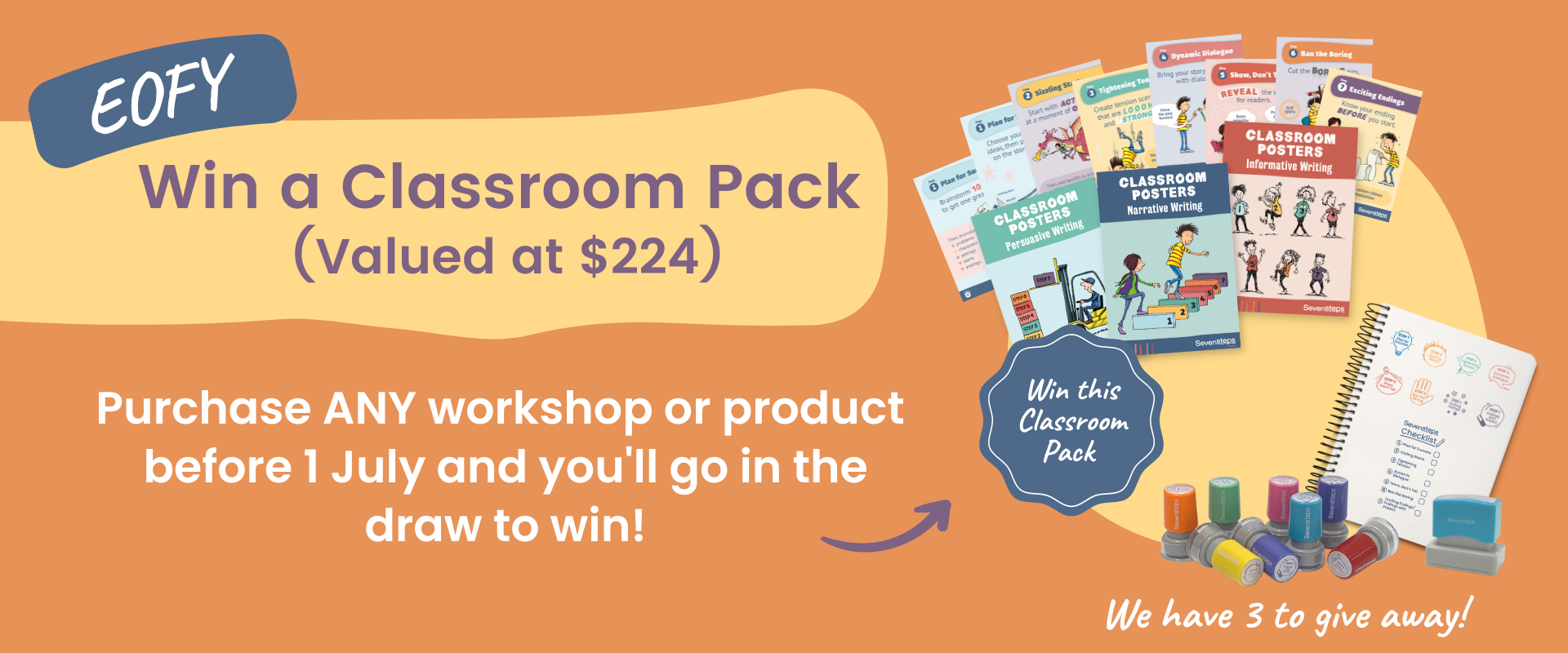 Shop writing resources and training | Seven Steps