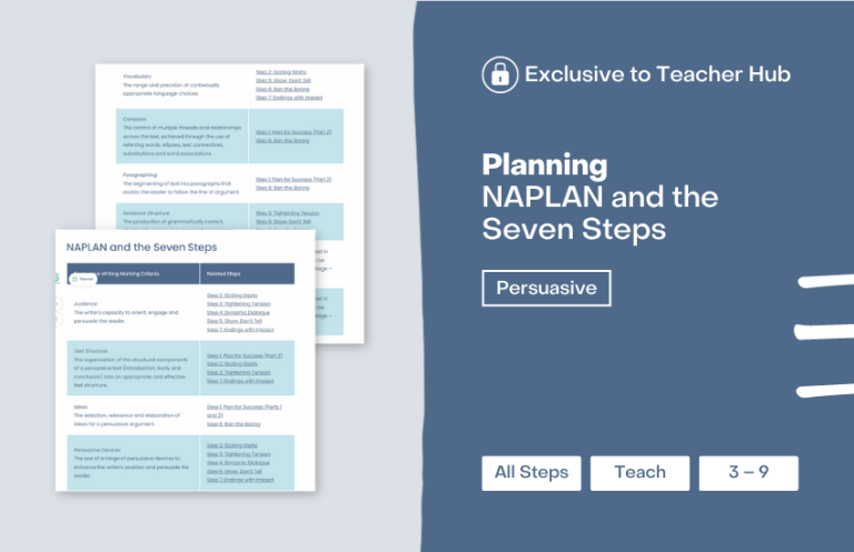 NAPLAN Writing and the Seven Steps