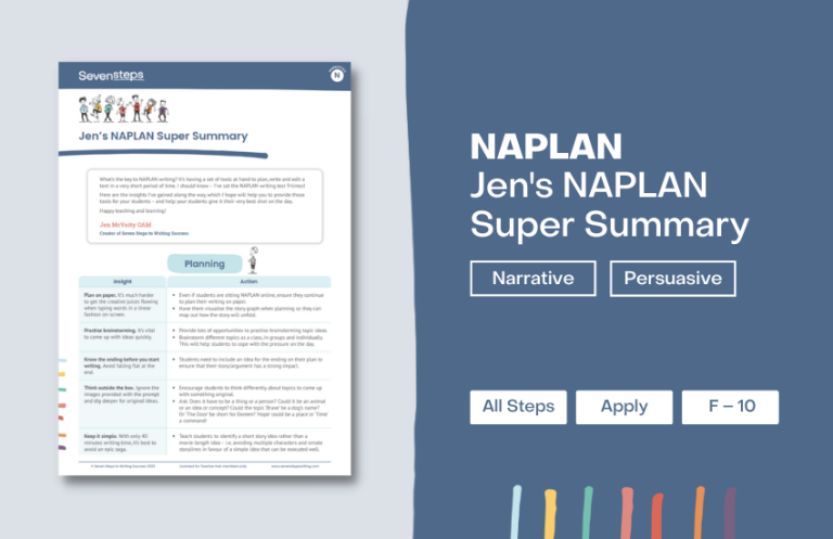 NAPLAN Writing and the Seven Steps