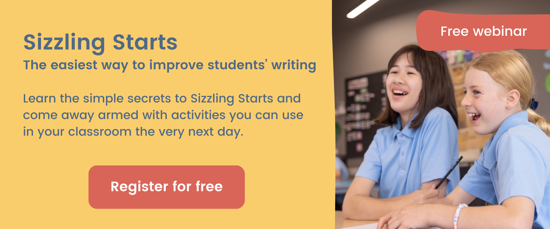 Free writing resources for teachers