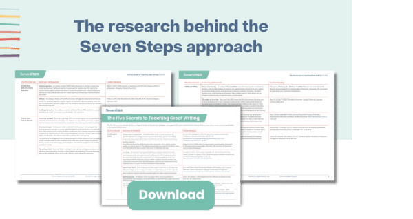 A proven approach - Seven Steps to Writing Success